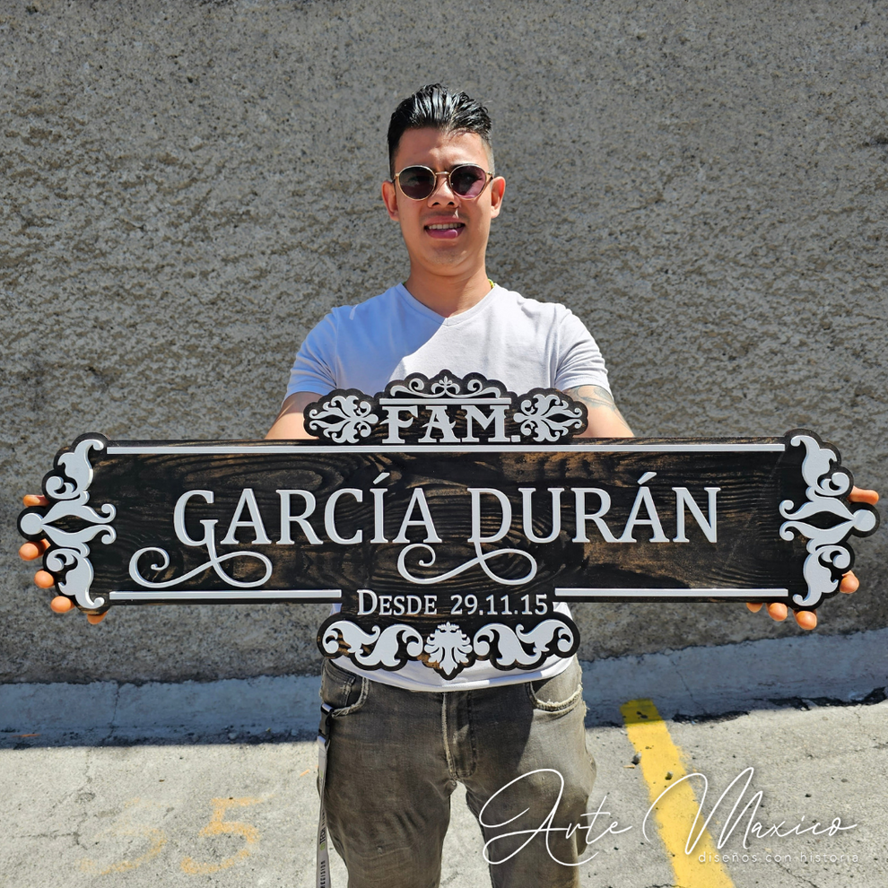 Letrero Familiar Texas – ArteMaxico