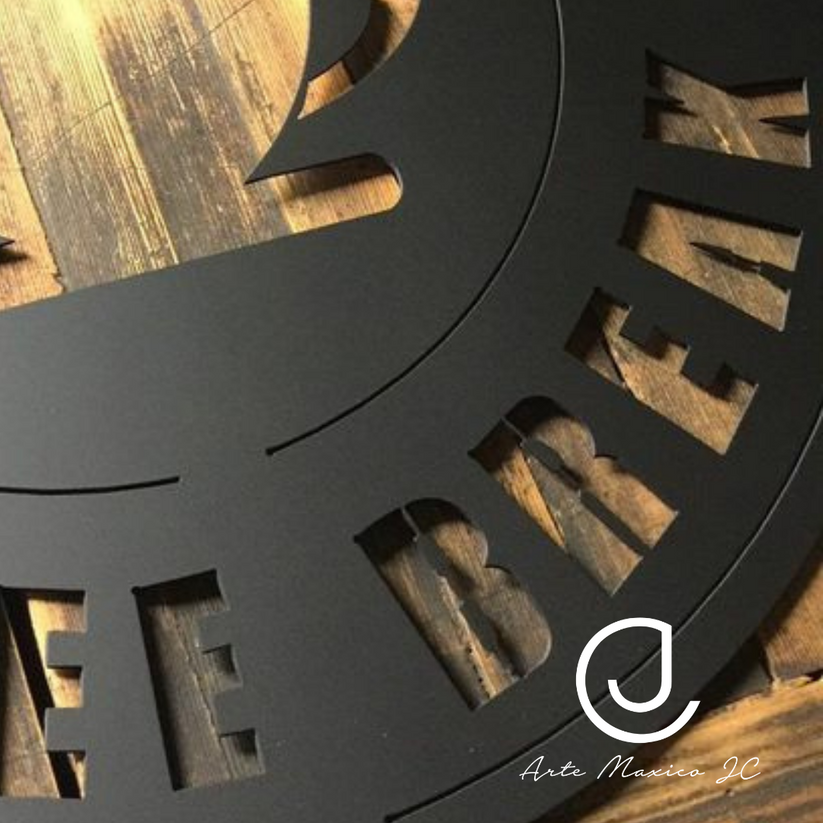 Letrero Coffee Break – ArteMaxico