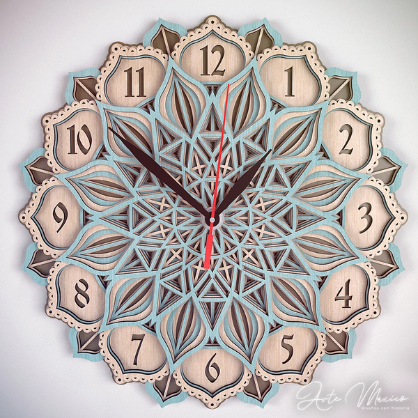 Reloj Mandala Multicapas – ArteMaxico