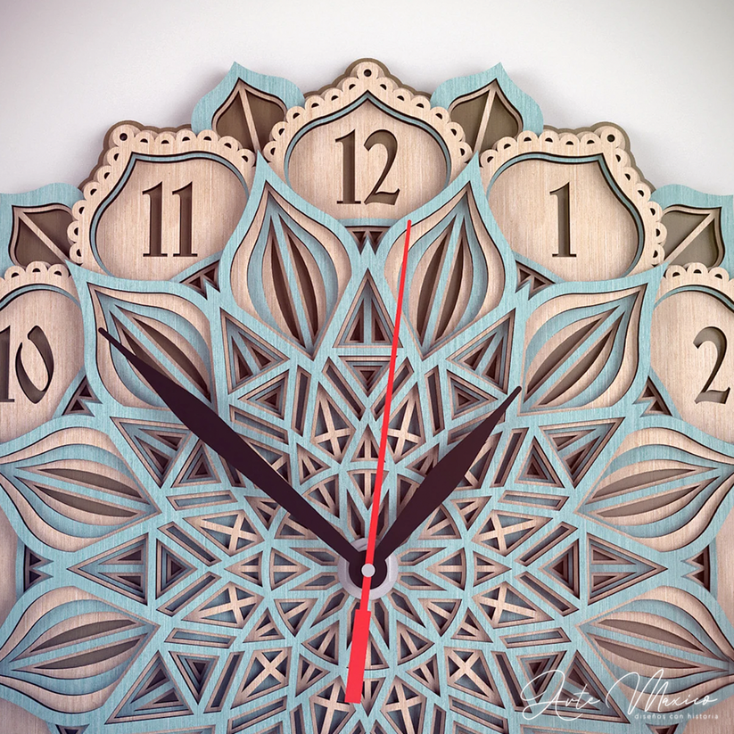 Reloj Mandala Multicapas – ArteMaxico
