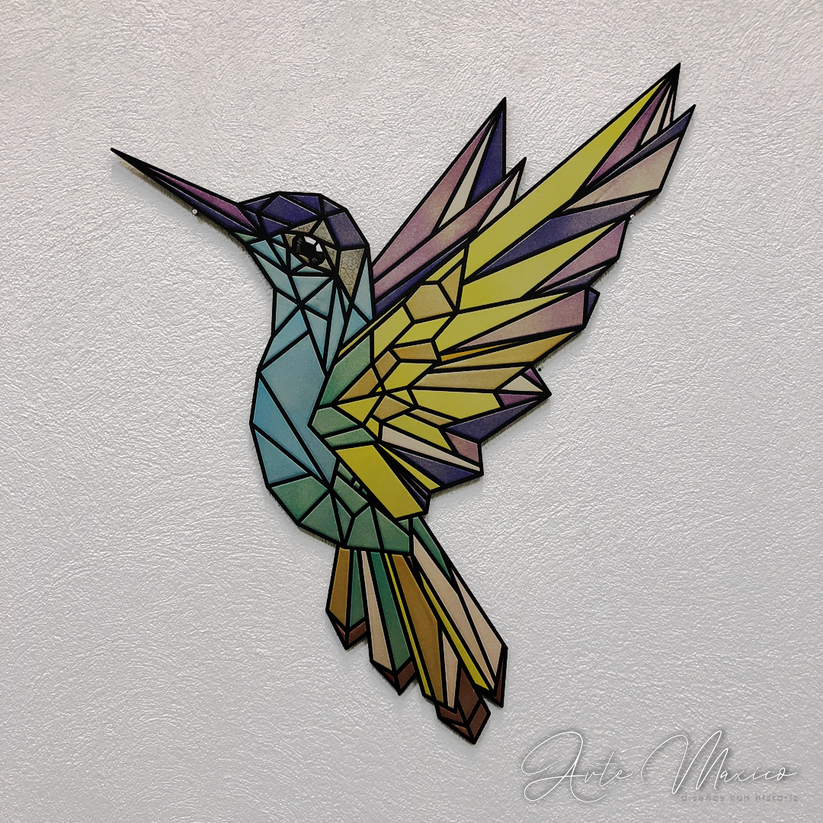 Colibrí Artesanal Poligonal. – ArteMaxico