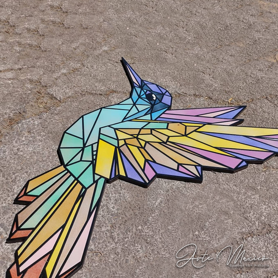 Colibrí Artesanal Poligonal. – ArteMaxico
