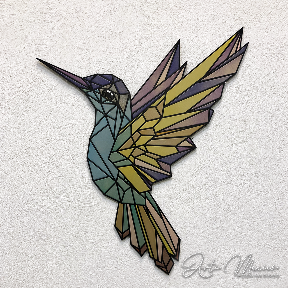 Colibrí Artesanal Poligonal. – ArteMaxico